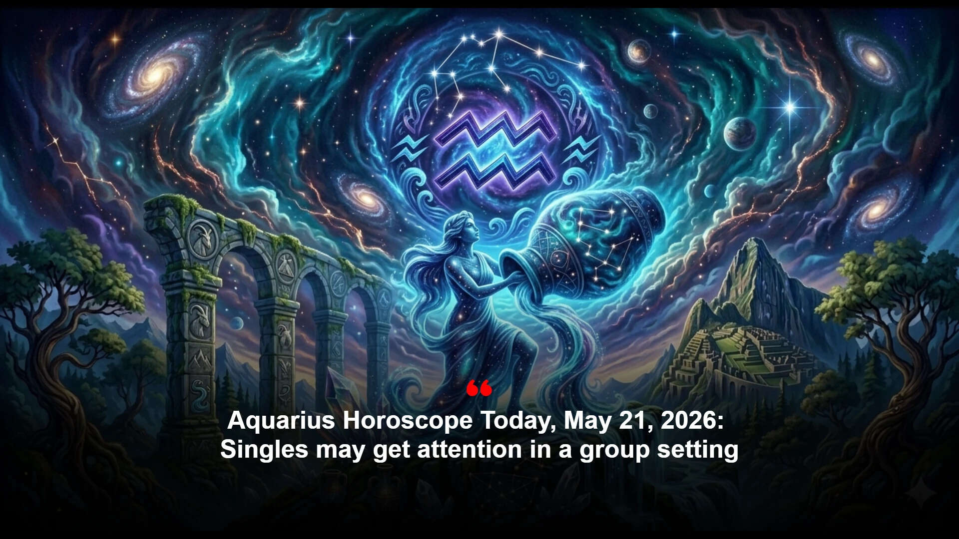 Aquarius horoscope today, May 21, 2026: Singles may get attention in a ...