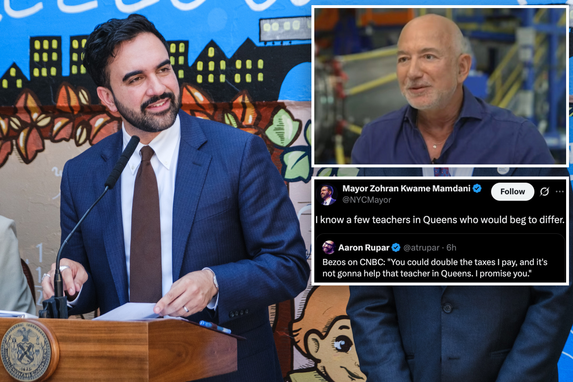 Jeff Bezos torches Mamdani over $43B poured into mismanaged NYC schools ...