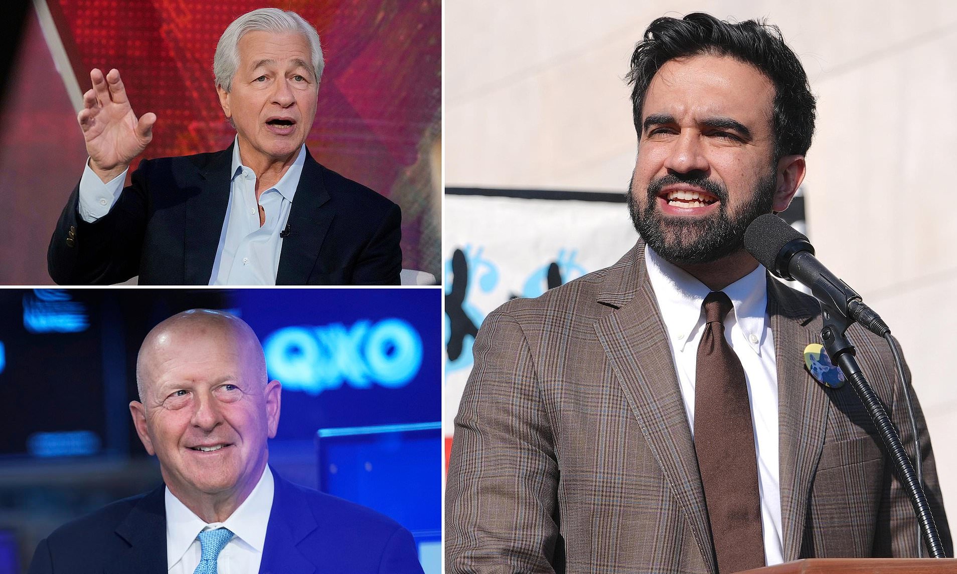 Zohran Mamdani forced to make nice with America's business elite after ...
