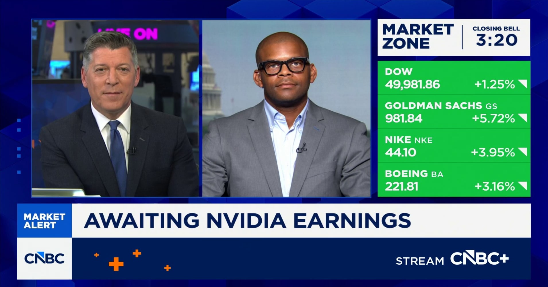 Don't historically get tremendous movement after Nvidia earnings ...
