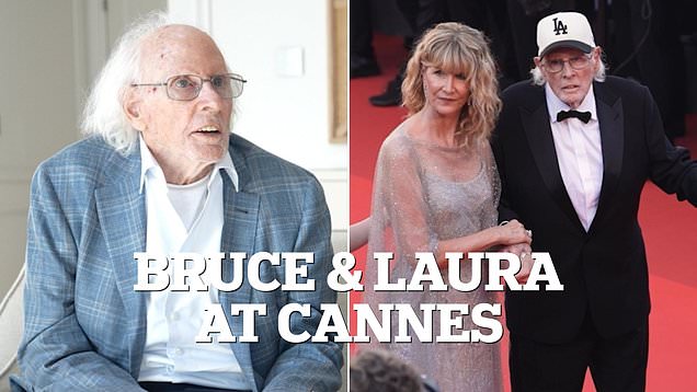 Bruce Dern leans on daughter Laura at Cannes Film Festival