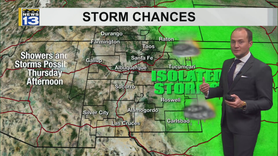 Storm chances continue across eastern New Mexico