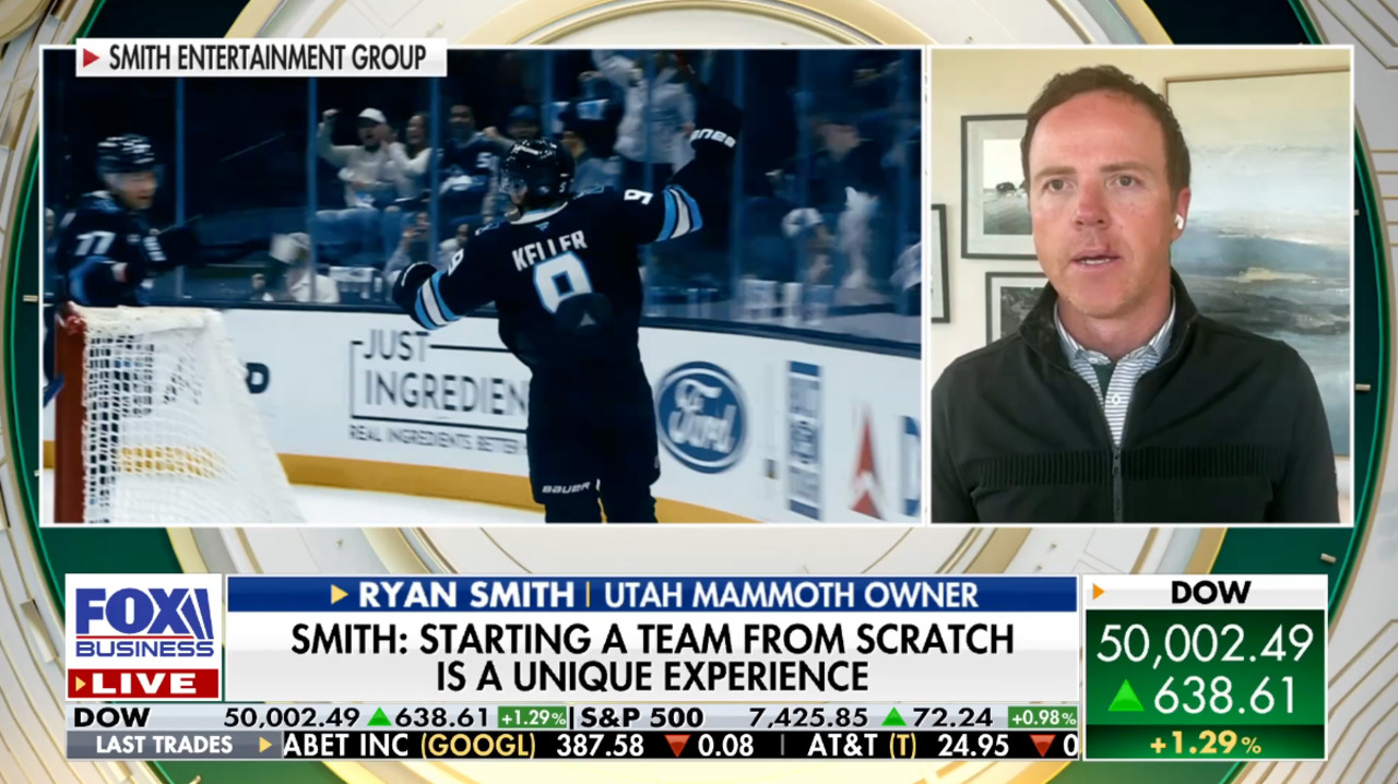 Billionaire Ryan Smith discusses rapid rise of NHL's Utah Mammoth after ...