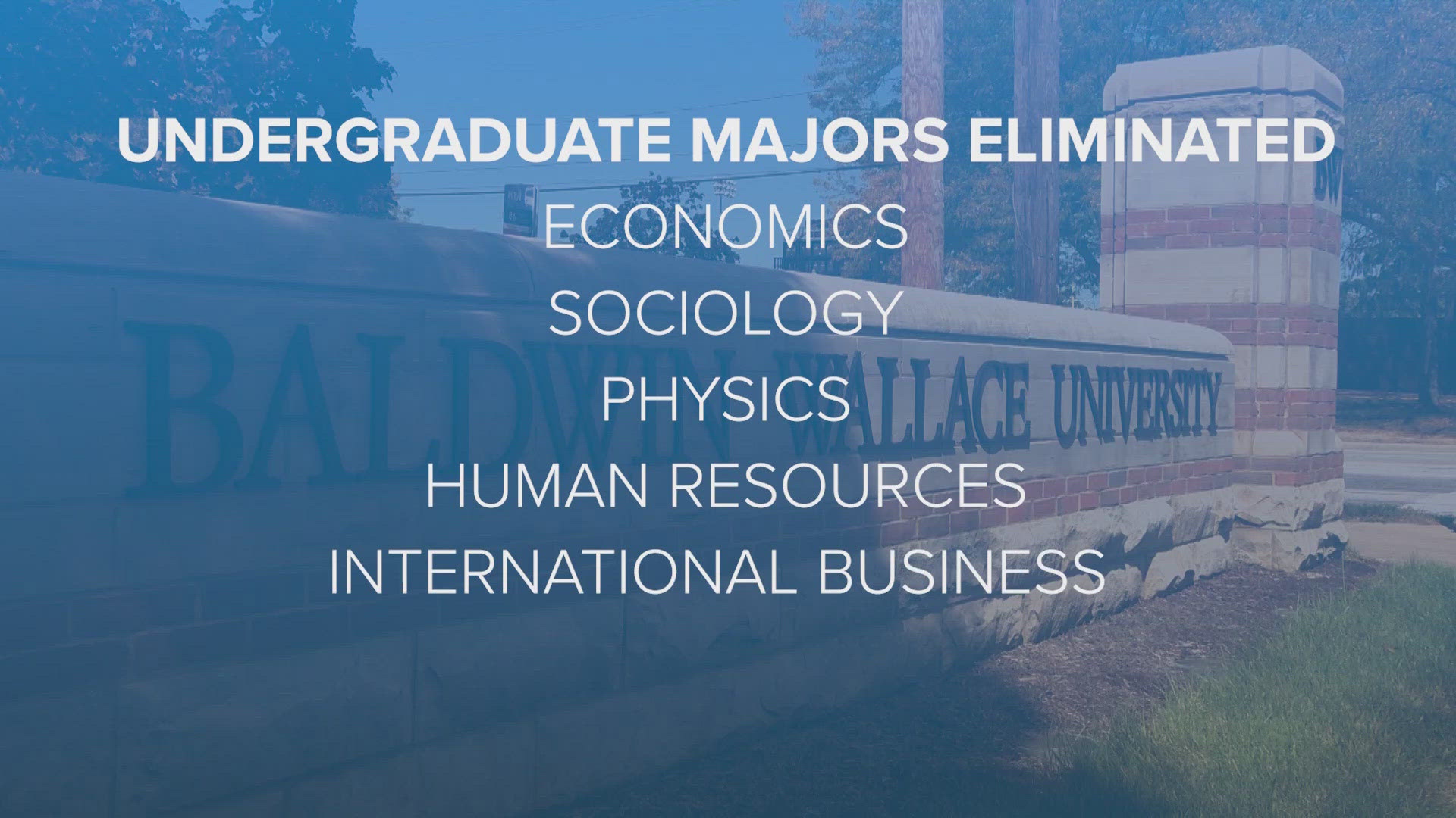Baldwin Wallace University eliminates more faculty positions, cuts ...