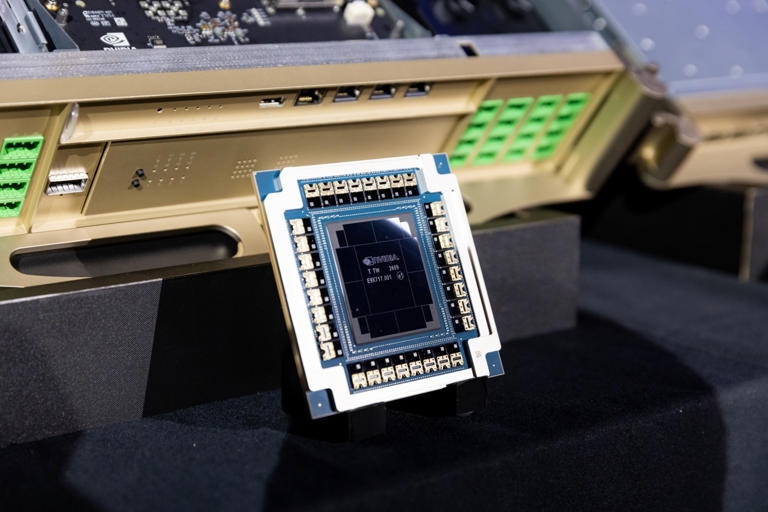 Nvidia rides blistering chip sales to another record quarter