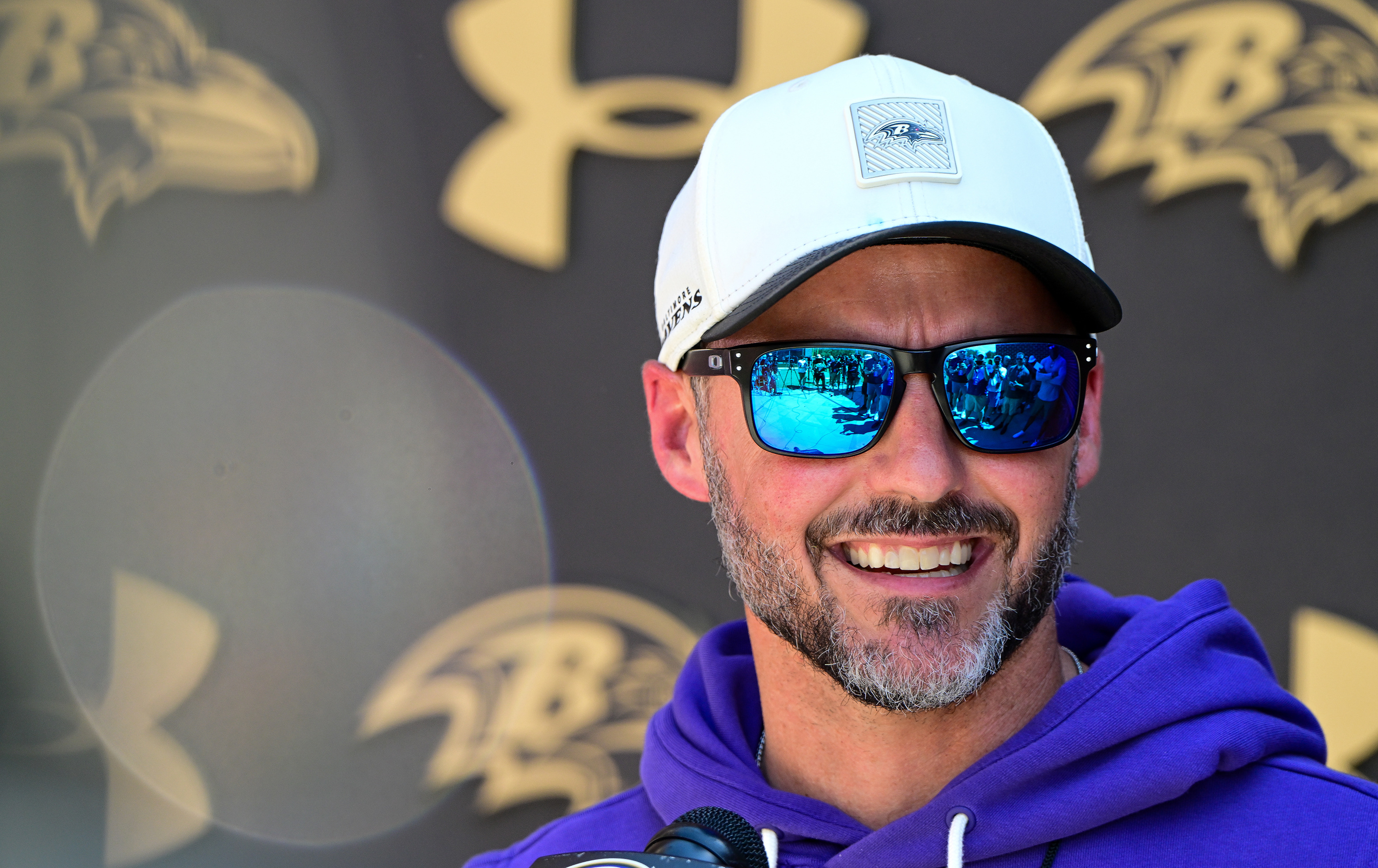 Ravens coach Jesse Minter installs new game to end practice: 'Guys love it'