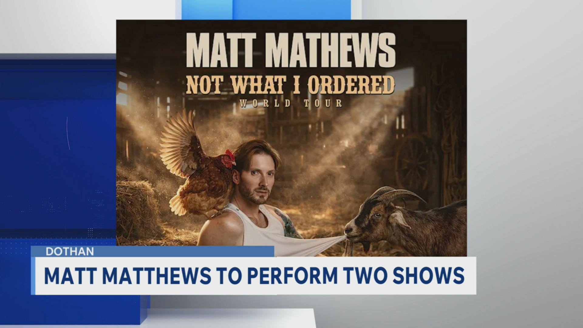 Comedian Matt Matthews to perform two shows in Dothan