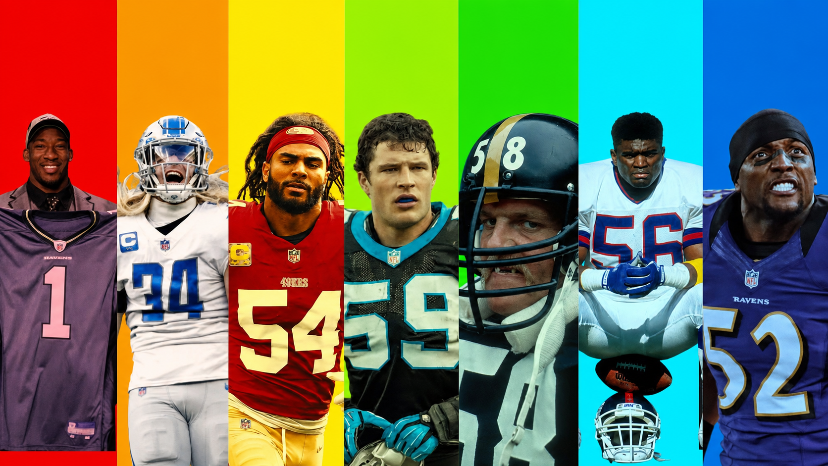 Explaining the seven levels of NFL linebackers through history