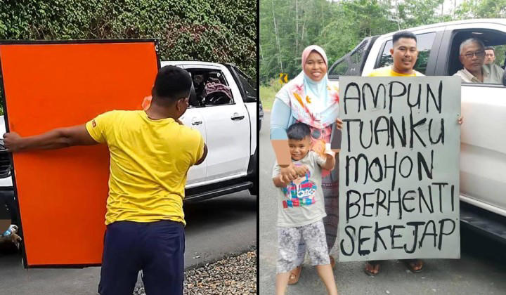 [Watch] A handwritten sign and a royal motorcade ended a 13-year wait ...