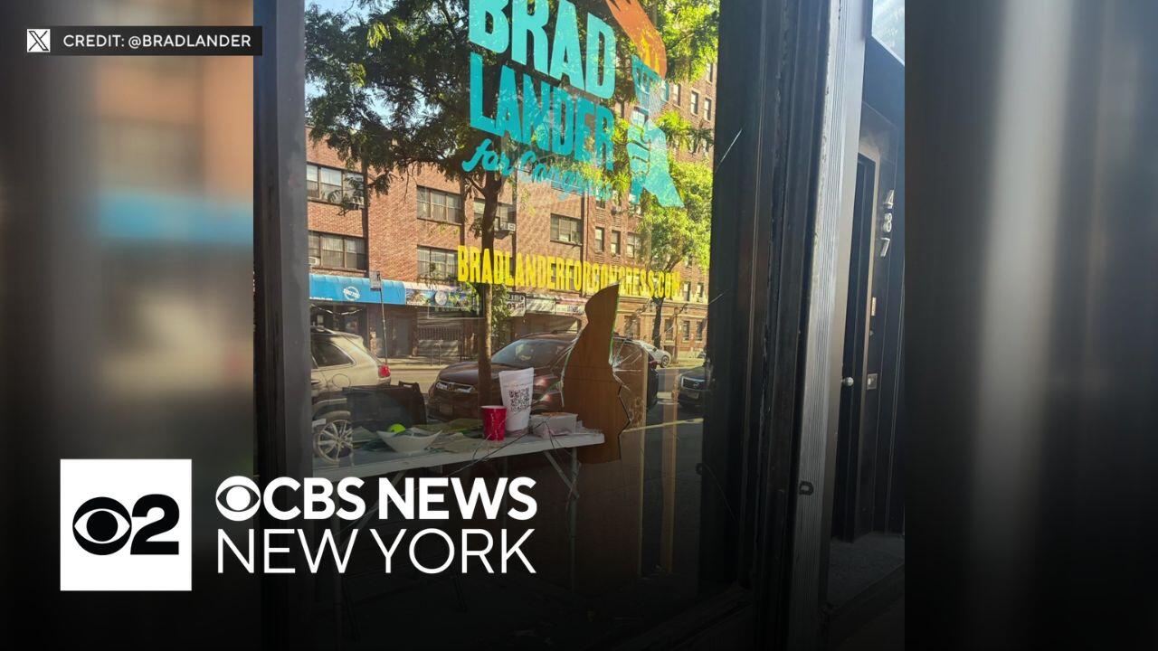 Brad Lander's campaign office vandalized
