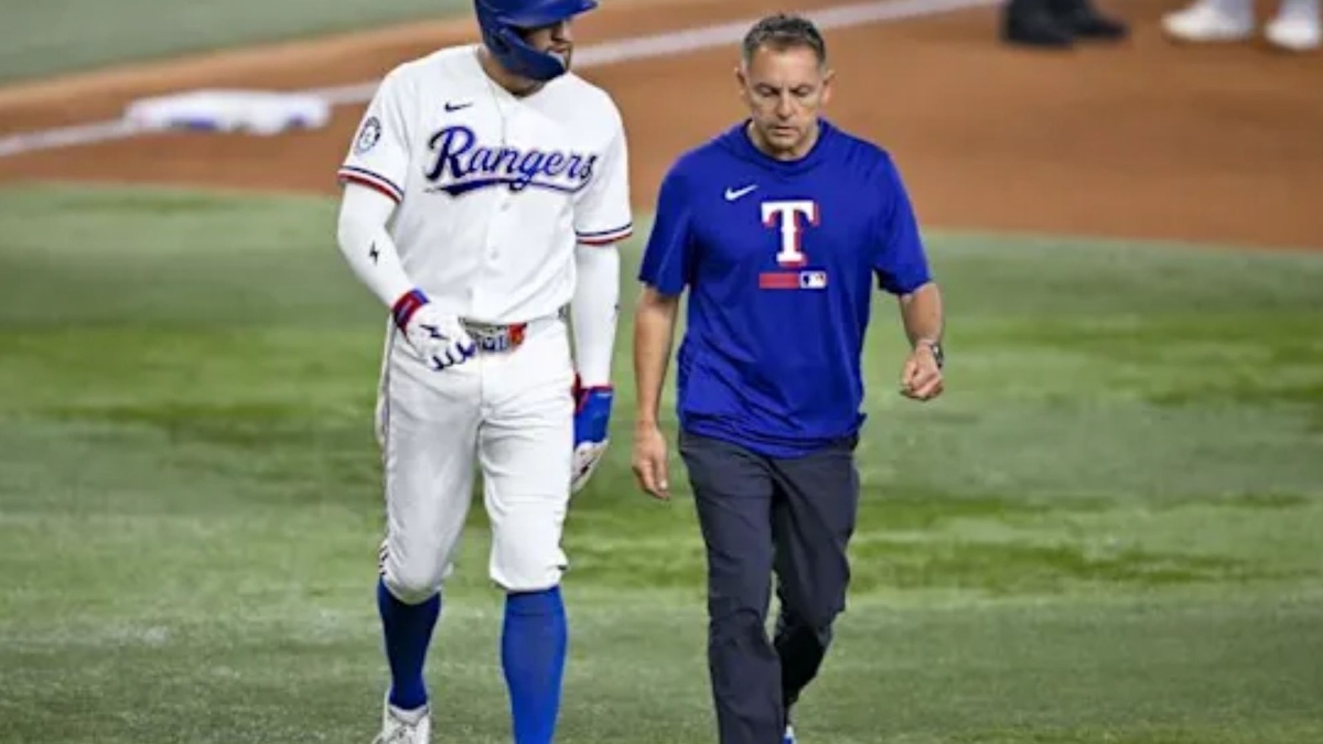 MLB: Rangers put the brakes on Brandon Nimmo as lingering injury ...