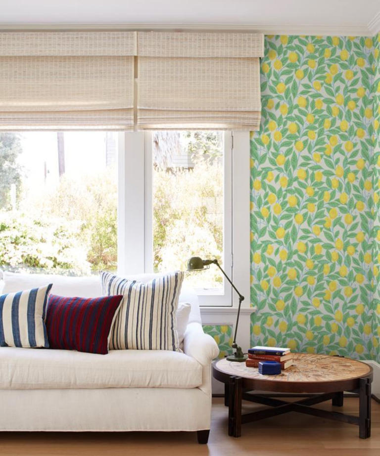 Eva Mendes's Edenic wallpaper is her simple, on-trend technique for ...