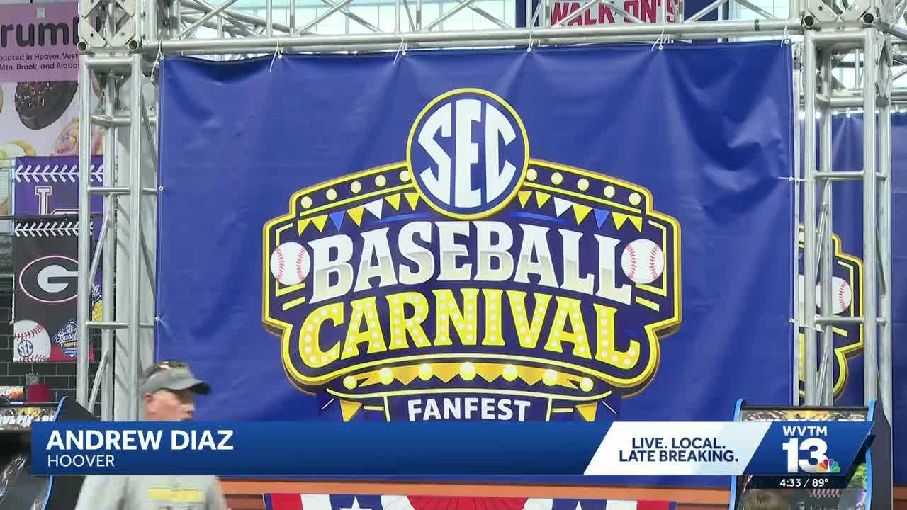 Families embrace fan fest fun at SEC baseball tournament in Hoover