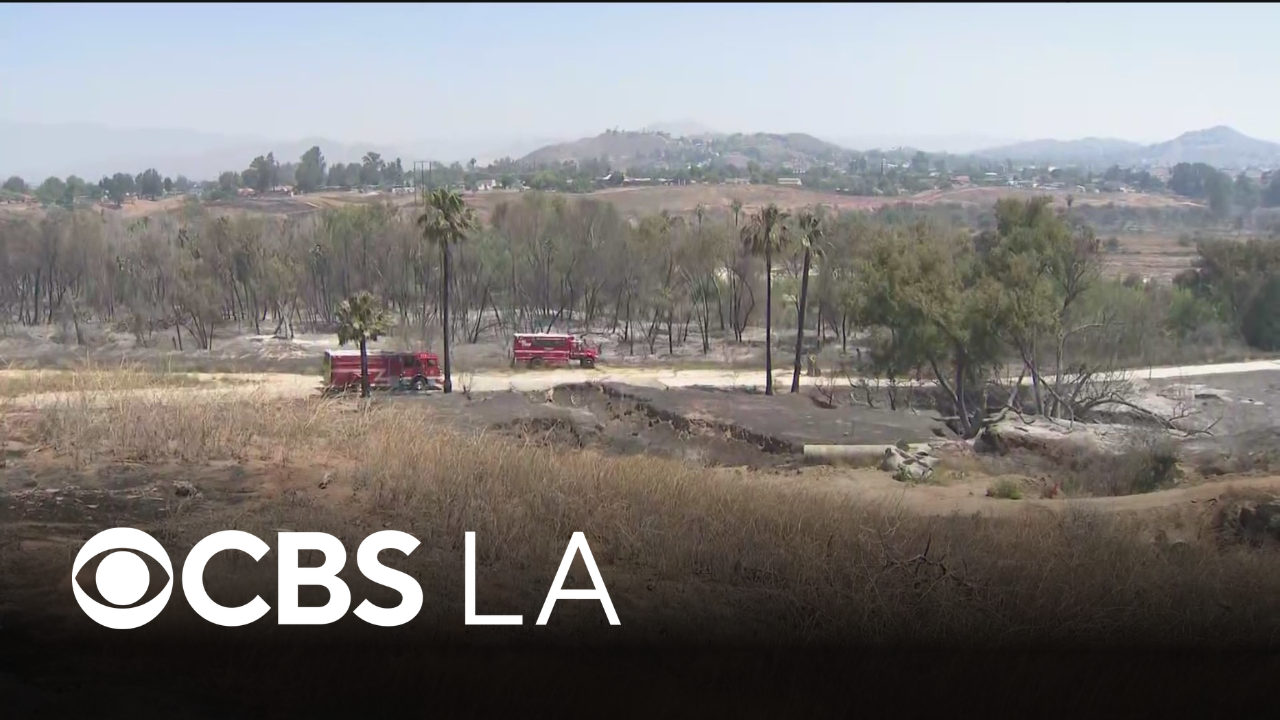 Firefighters contain more of the Bain Fire in Riverside County