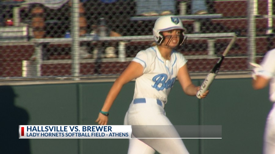 Hallsville softball drops game one 8-2 to Brewer in state semifinals