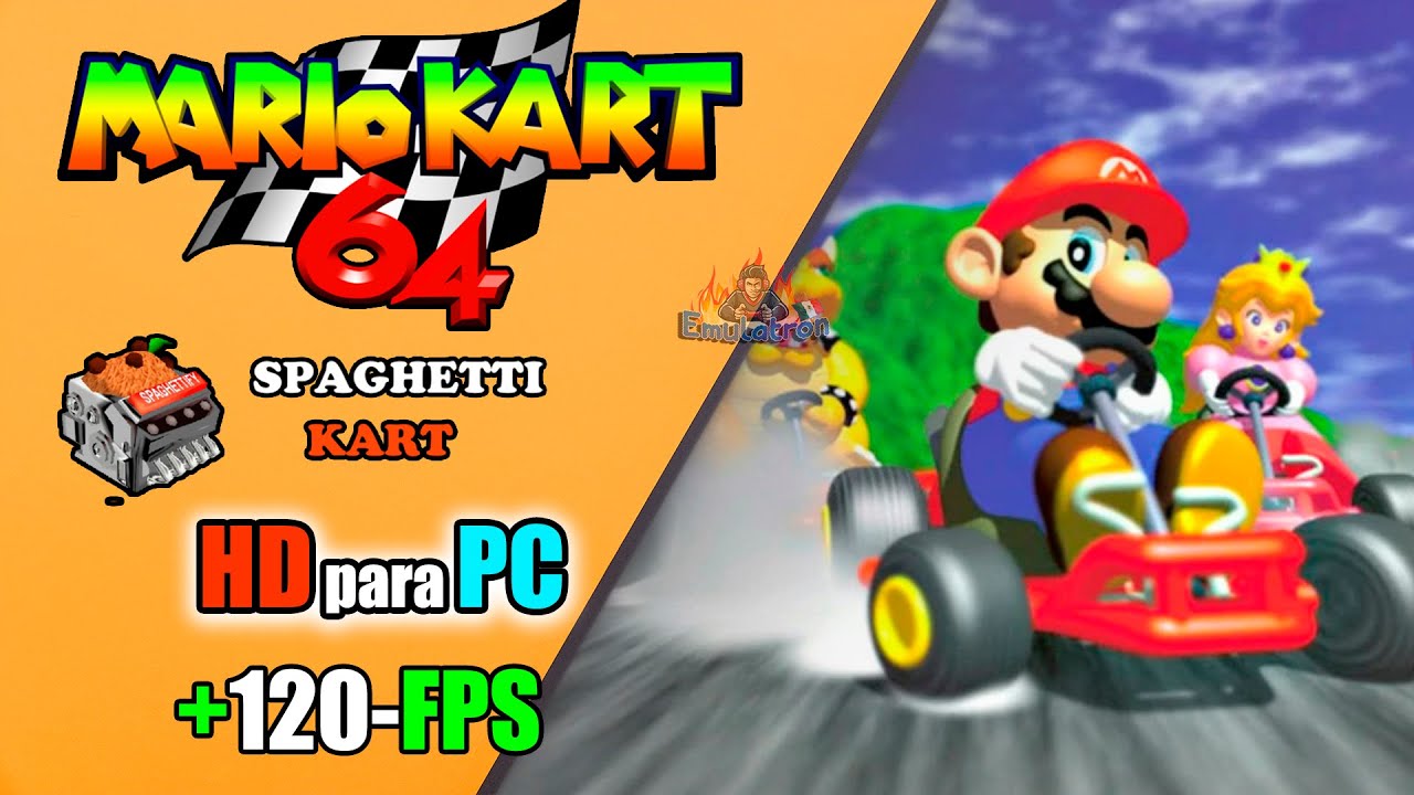 Así puedes jugar Mario Kart 64 en tu PC - versión Spaghetti Kart