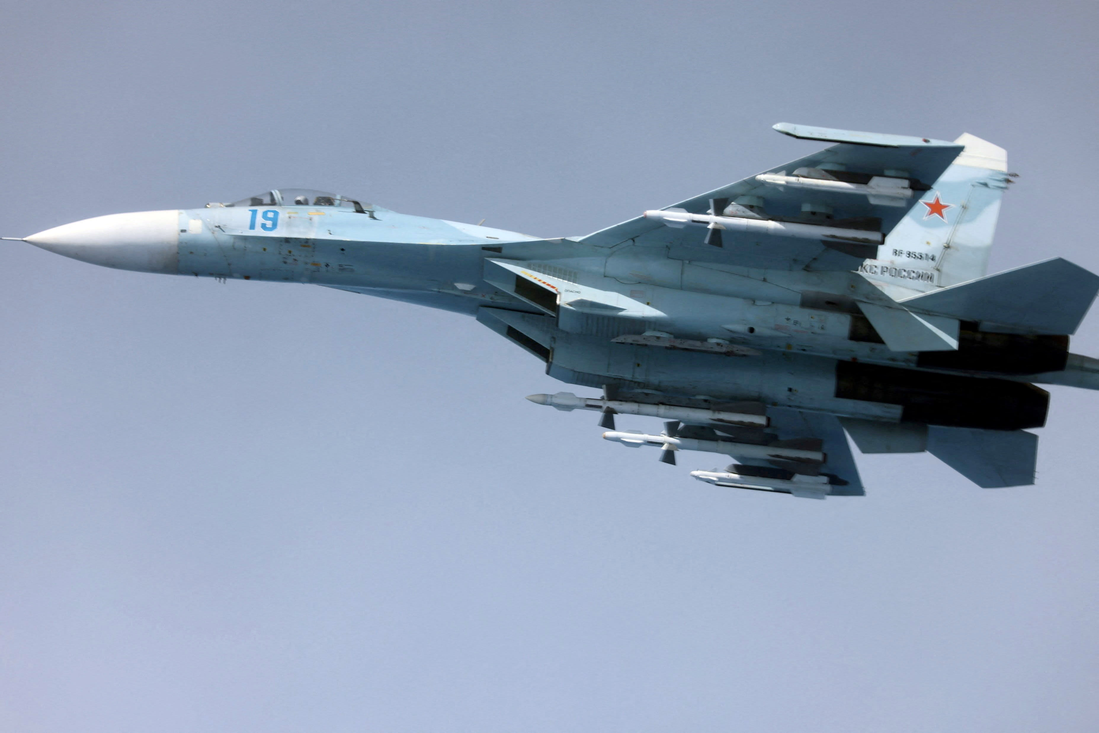 Russian fighter jets intercept British RAF planes over Black Sea on two ...