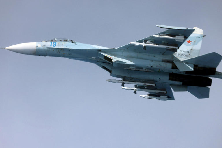 Russian fighter jets intercept British RAF planes over Black Sea on two ...