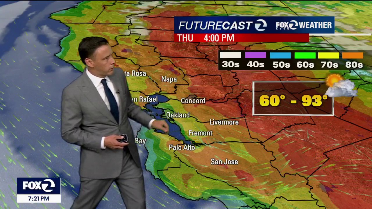 Another hot forecast inland