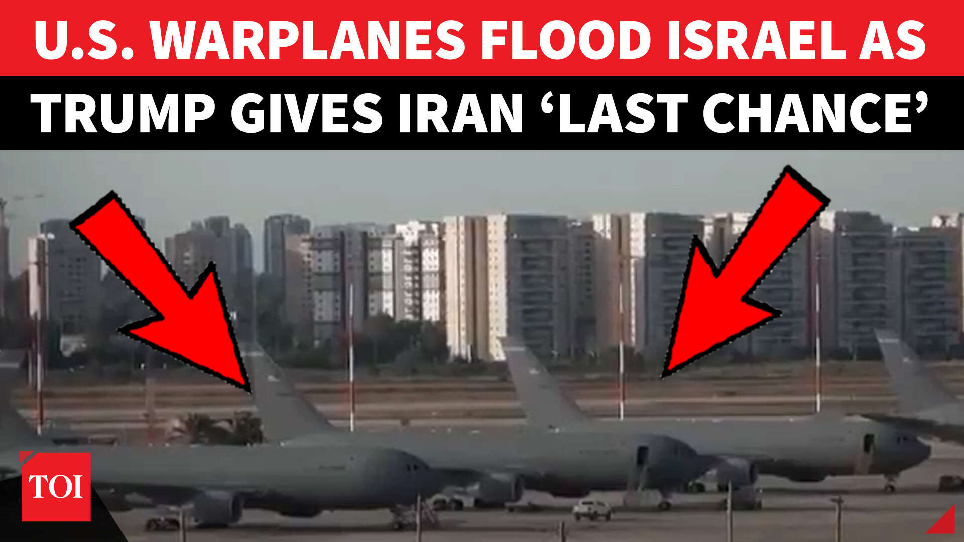 US build-up in Israel for war 2.0? Refueling aircraft deployed; Trump ...