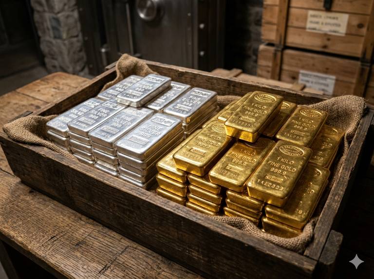 Gold prices drop below Rs 1.6 lakh/10 grams, silver falls Rs 1,350/kg ...
