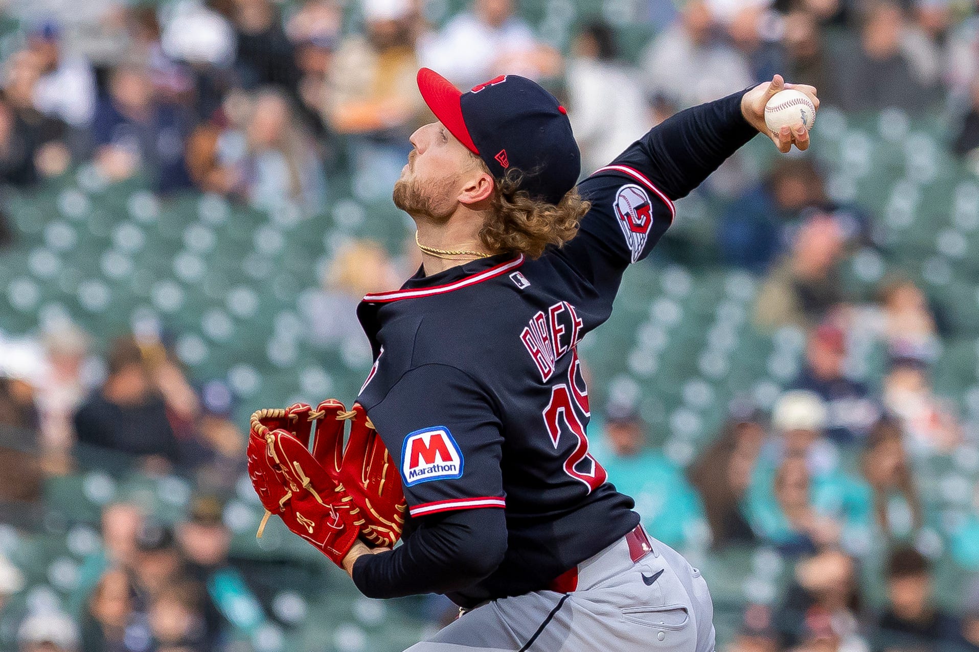 Guardians score vs. Tigers. Tanner Bibee, Angel Martinez lead Cleveland ...