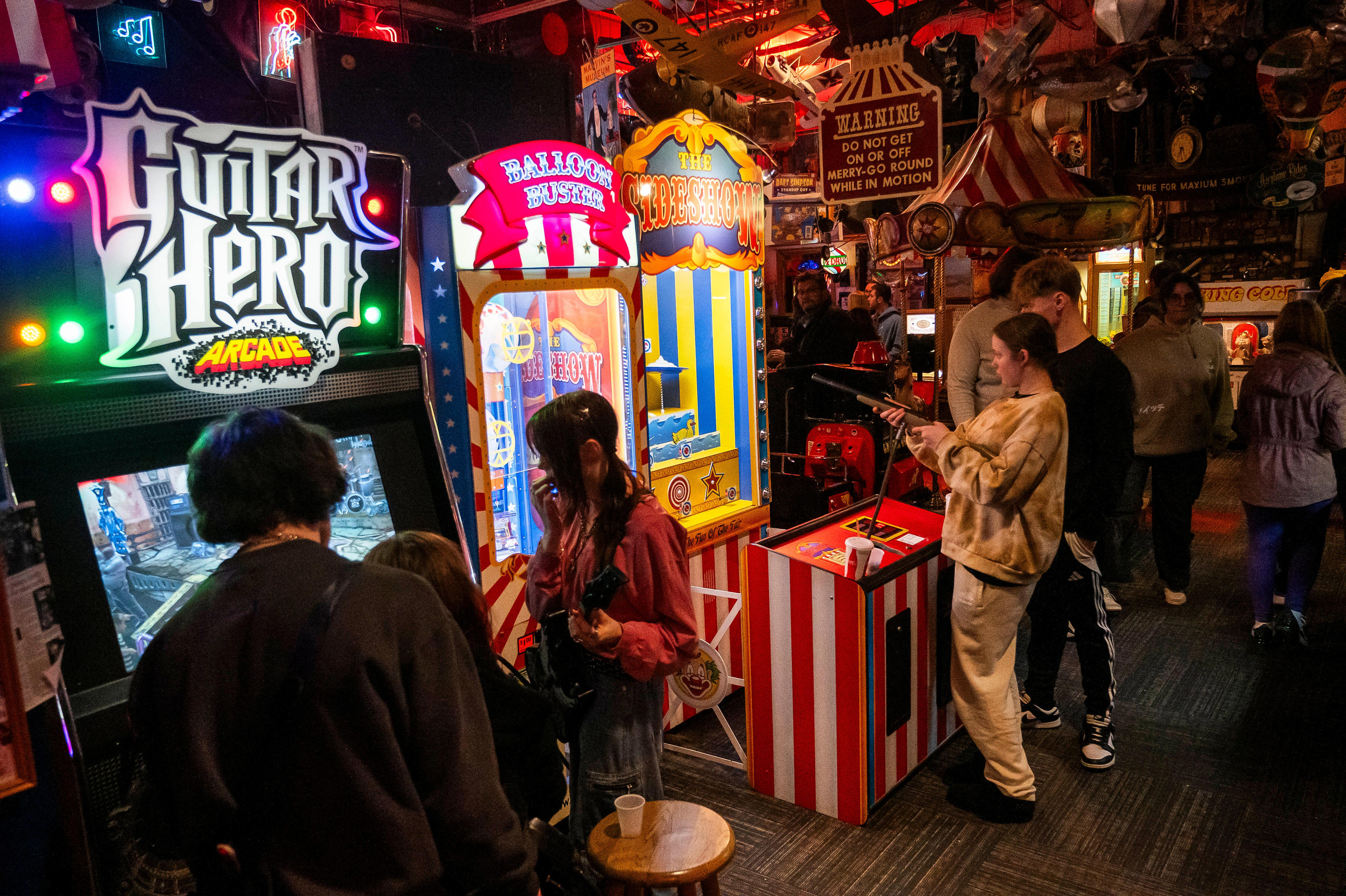 Plumbing issue stalls reopening of Marvin's Marvelous Arcade in new home