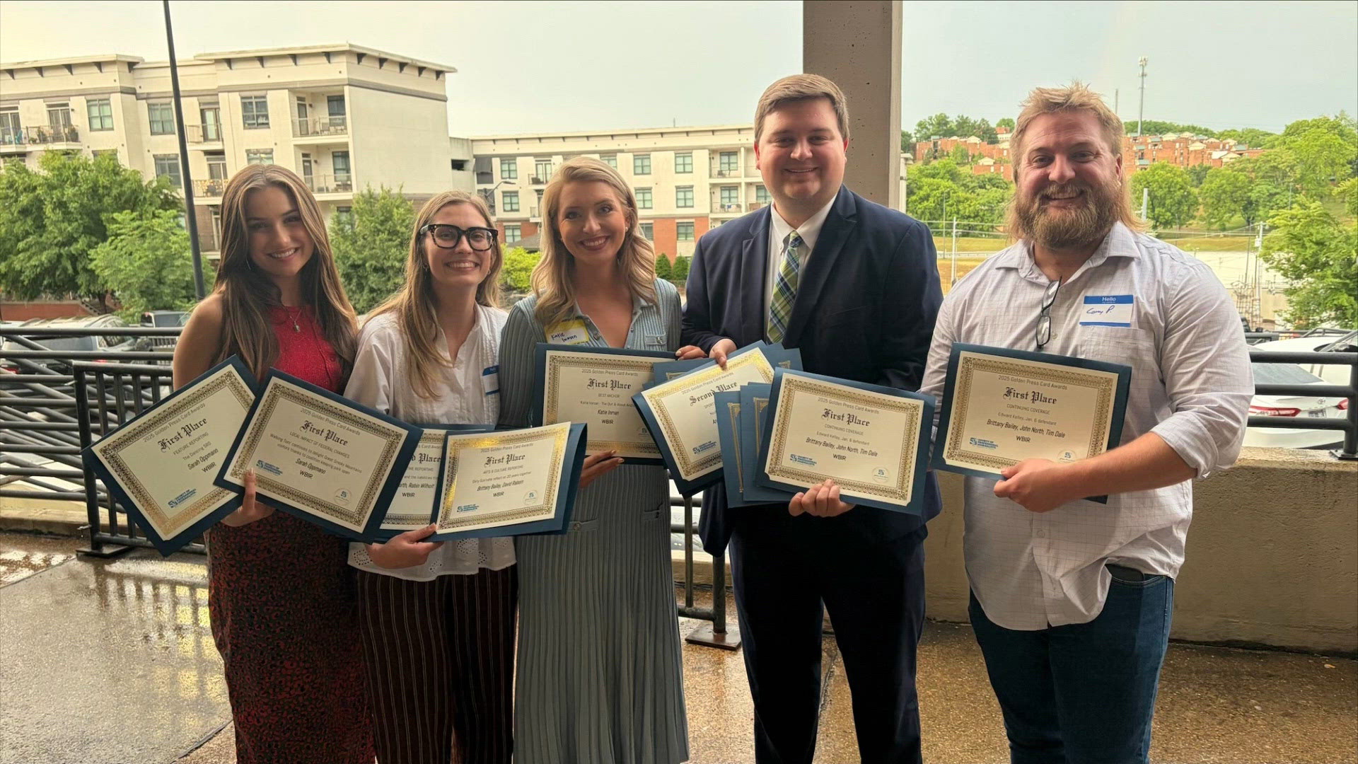 WBIR reporters win East TN SPJ Golden Press Card Awards