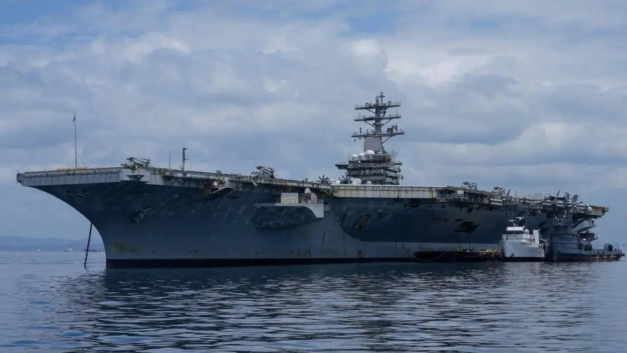 Another military operation on cards? USS Nimitz enters Caribbean amid ...