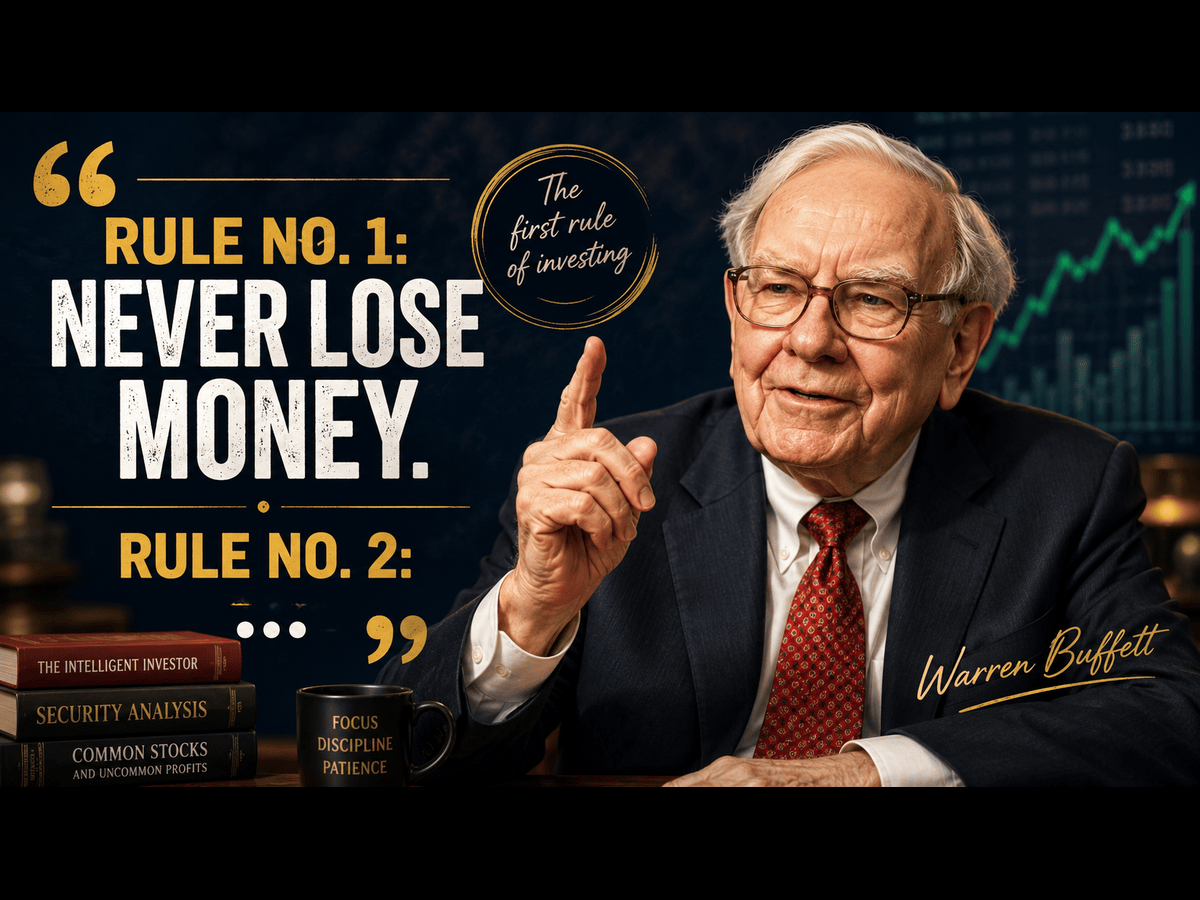 Wealth wisdom of the day: 'Rule No. 1: Never lose money. Rule No. 2 ...