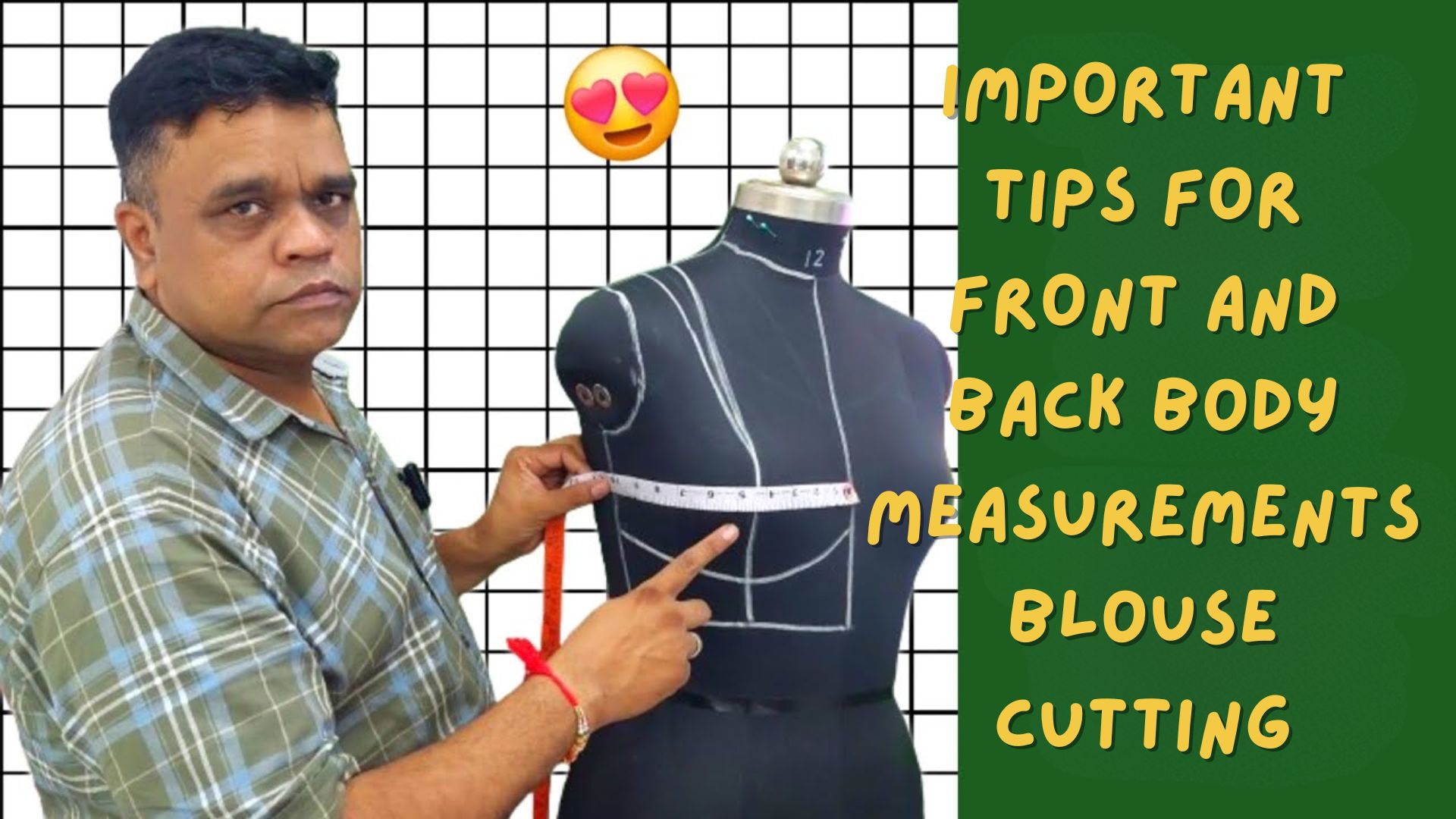 Important Tips For Front And Back Body Measurements Blouse Cutting