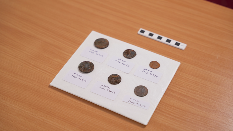 19th century coins found under HMS Victory masts