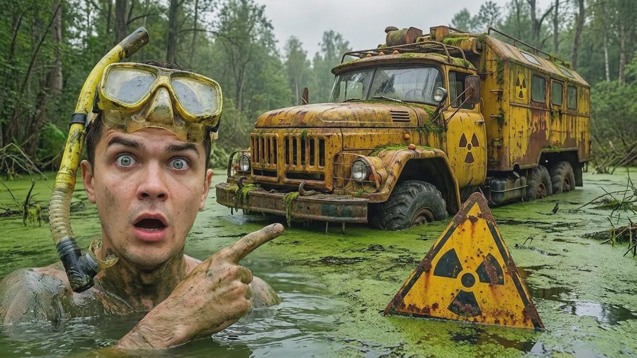 We found a radioactive truck in a forbidden lake… SCP-096 was inside!