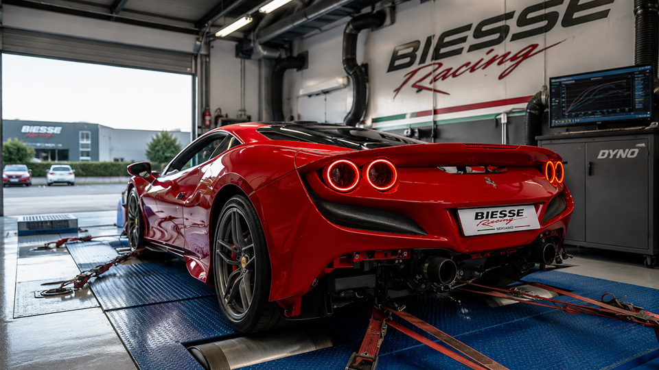 Ferrari F8 Tributo NOVITEC Auspuffsound Vollgas
