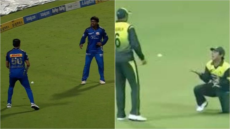 Chahar, Minz recreate Pakistan's Ajmal-Malik hilarious dropped catch ...