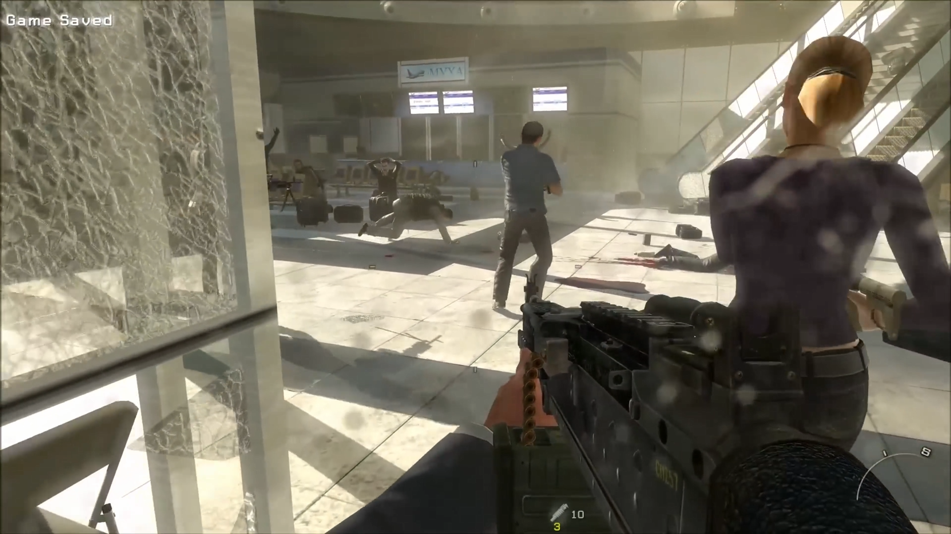 COD MW2 no Russian but the civilians fight back