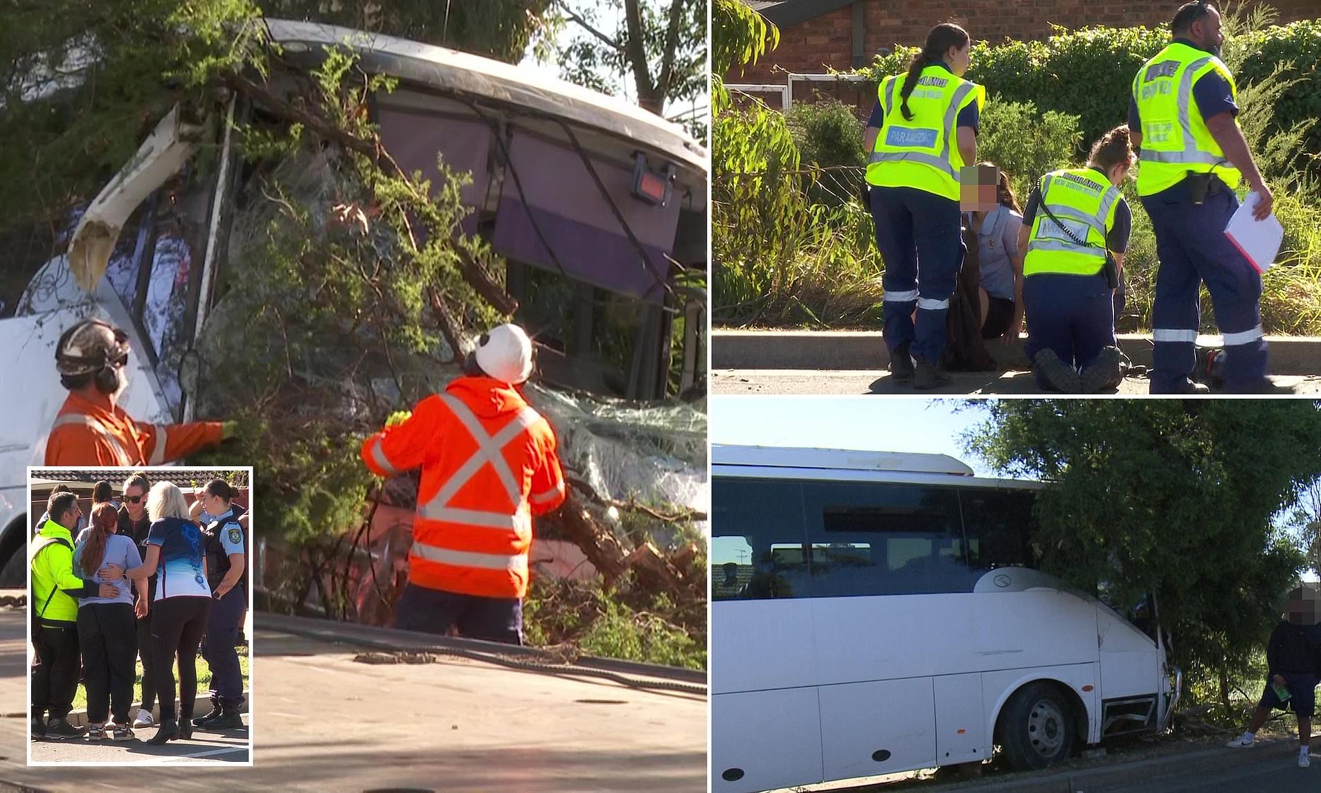 Horror as 10 students are rushed to hospital after a packed school bus ...