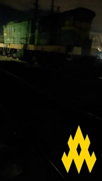 Ukraine's partisans torch Russian oil train engine in St. Petersburg