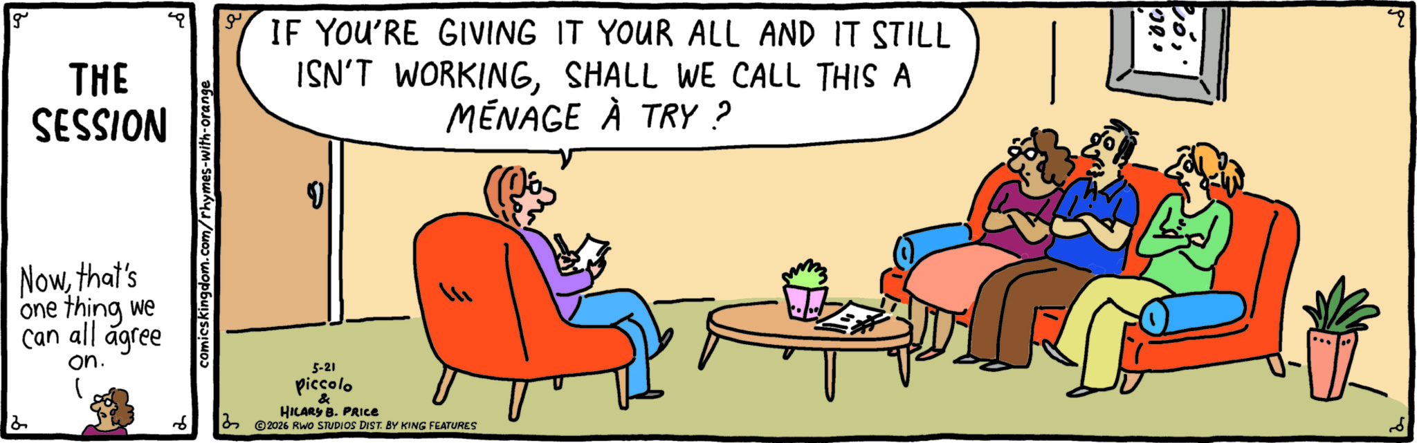 Rhymes with Orange by Hilary Price and Rina Piccolo