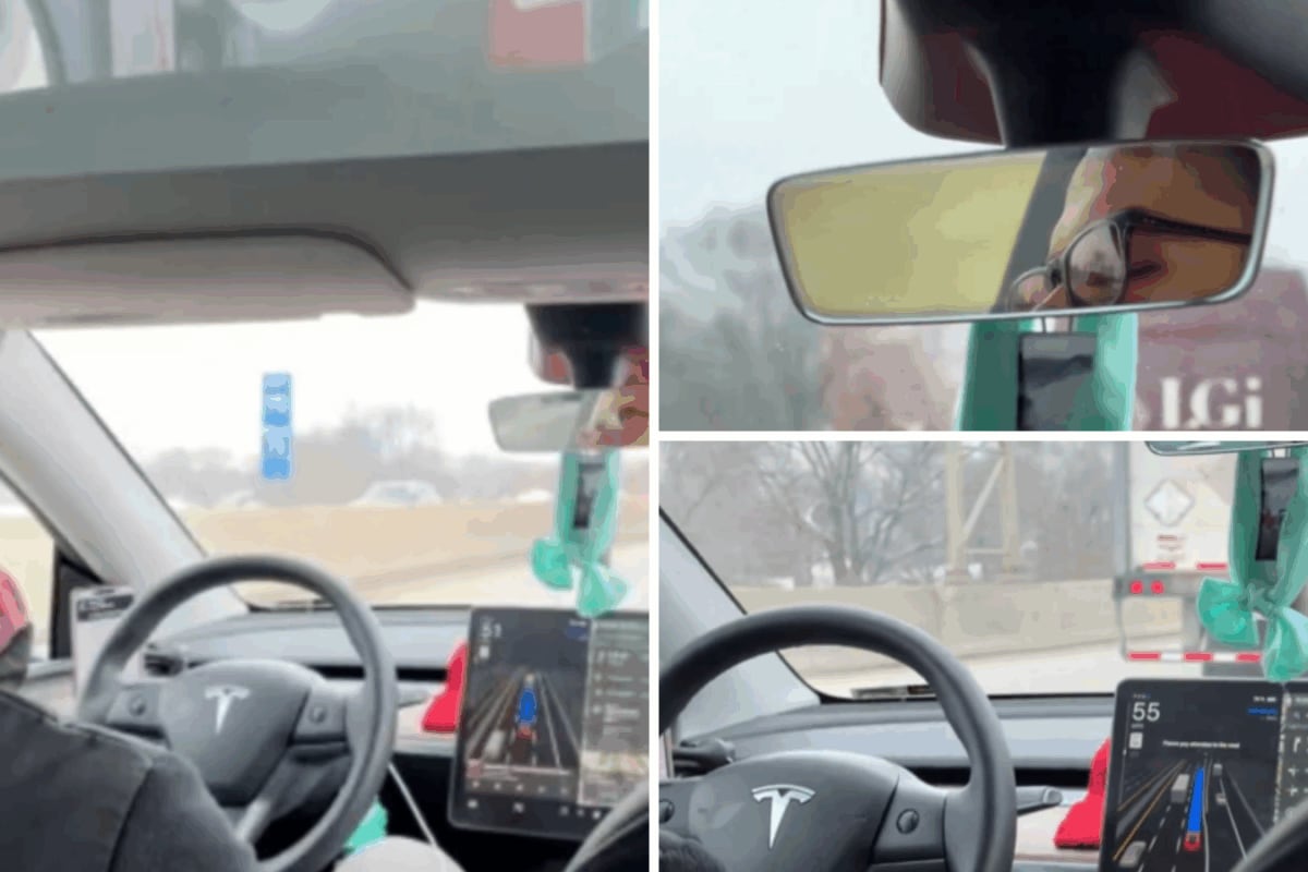 ‘I would never trust this’: Tesla Uber driver falls asleep mid-ride ...