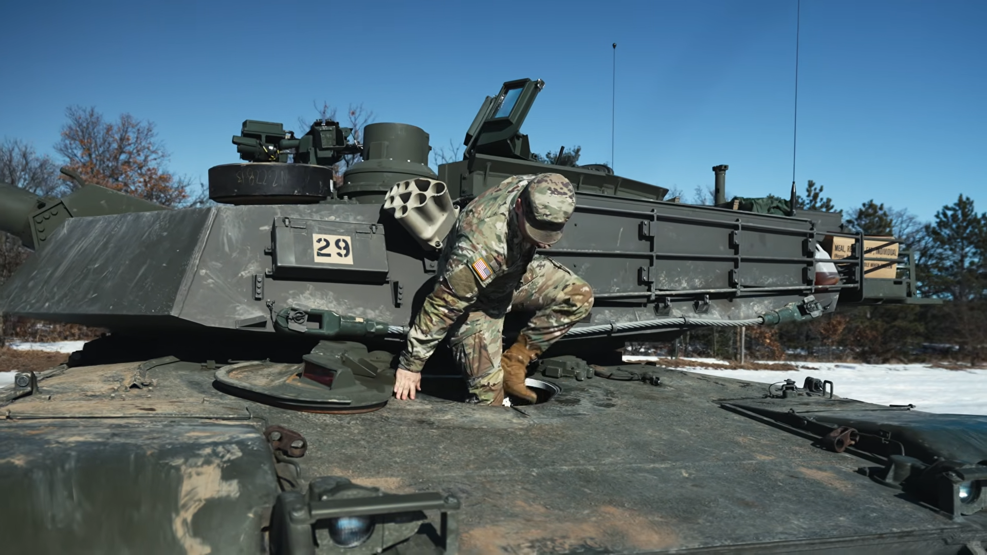Watch a 70+ ton tank fire 120mm shells - "Pure shockwave madness"