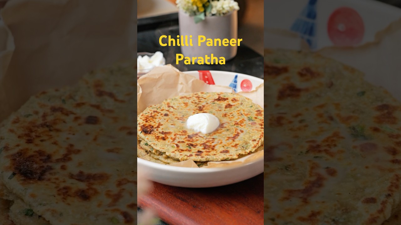 Chilli paneer paratha and trending Parle G chocolate no bake cake easy ...