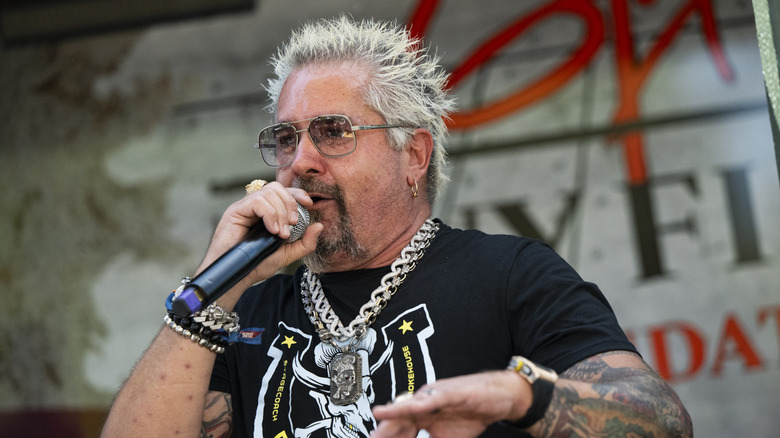 Where Guy Fieri worked before appearing on Food Network