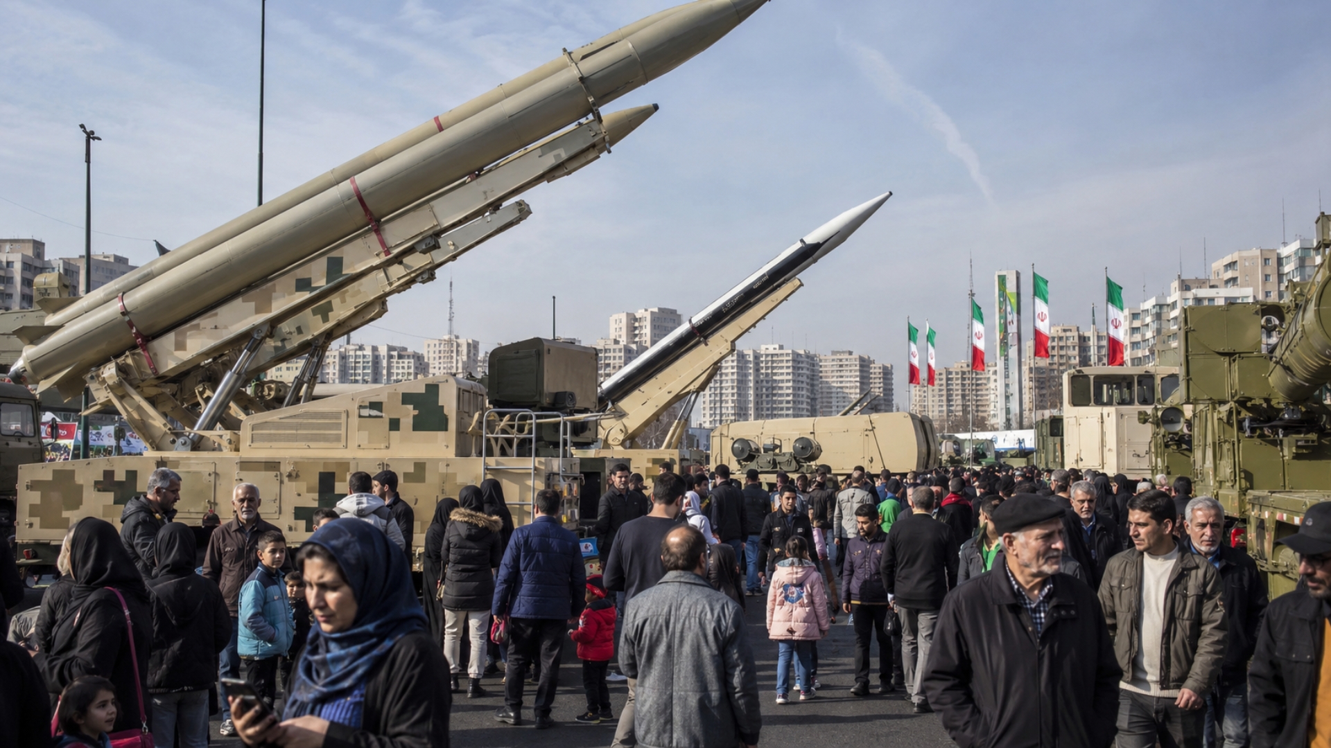 In Tehran, weapons demonstrations send a signal at home and abroad