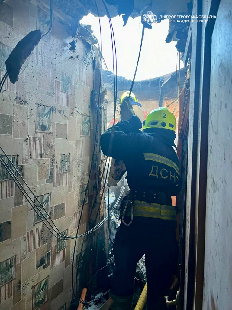 Russian overnight attack hits Dnipro, damage and destruction revealed