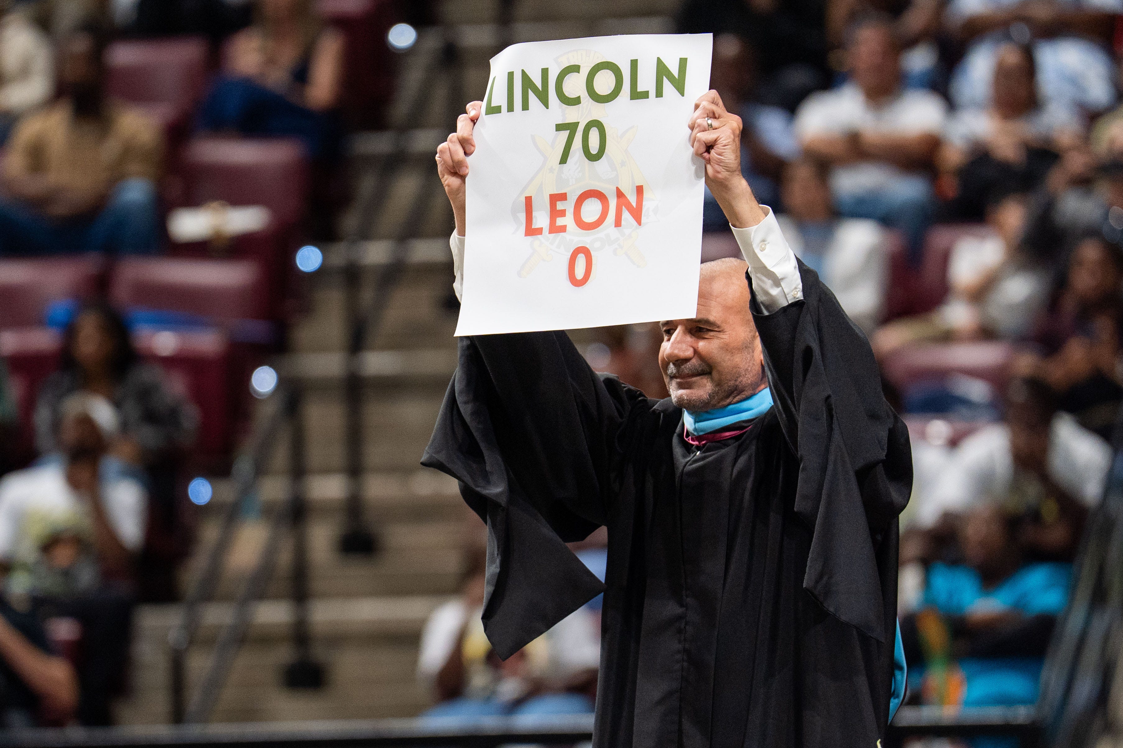 Superintendent's friendly graduation wager sparks serious criticism