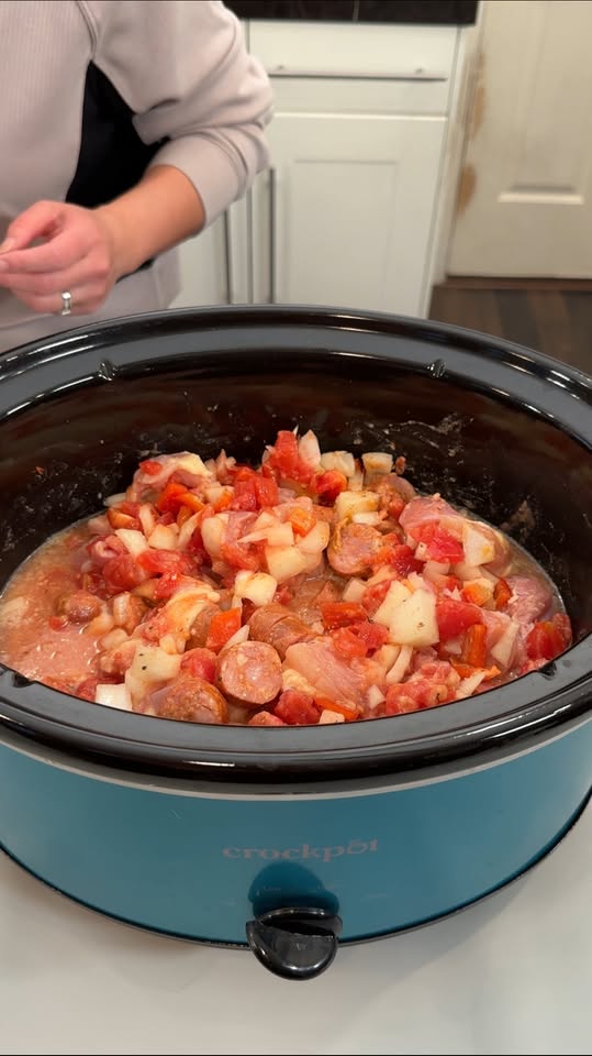 Easy crockpot gumbo packed with bold flavor
