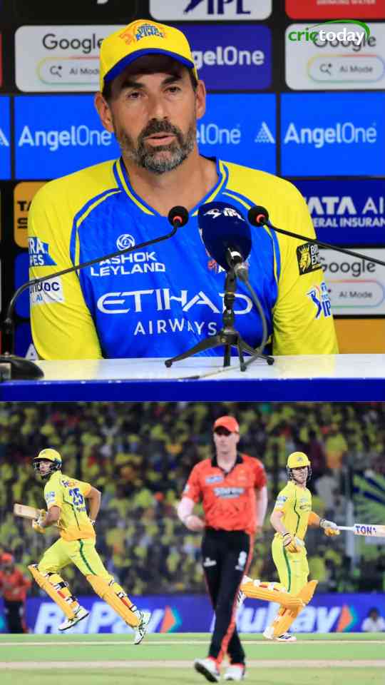 Head coach Stephen Fleming slammed Ruturaj Gaikwad after the loss to SRH
