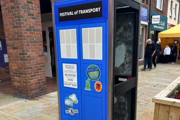 TARDIS lands in Barrow to promote returning Festival of Transport