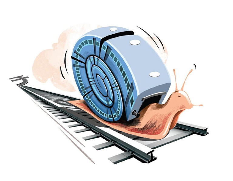 Track doubling works in Kerala on course, but moving at snail’s pace